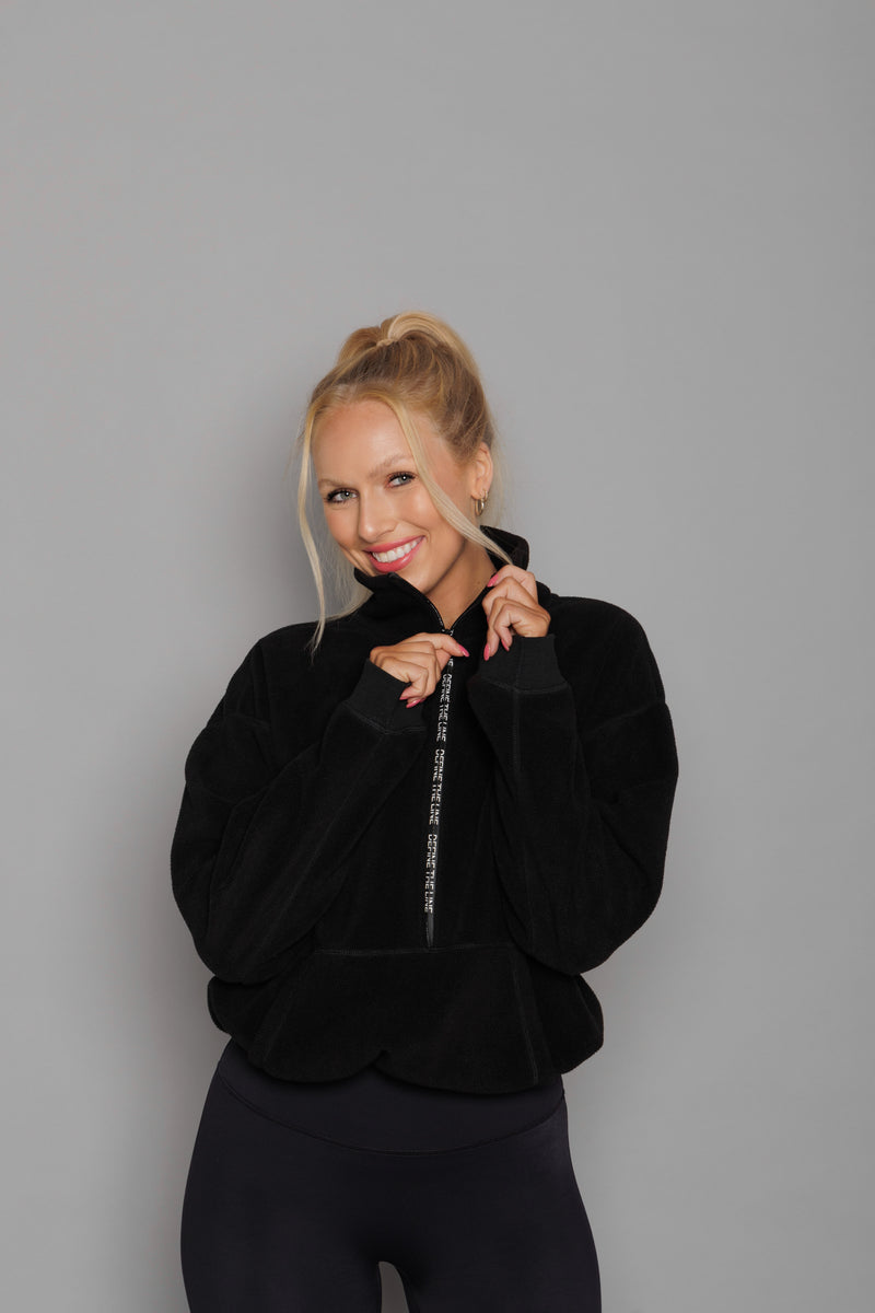 FLEECE HALF ZIP JACKET – DTL Sport